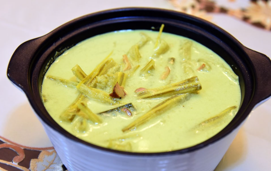Milk is the catalyst that turns the clear broth into a gentle yellow ...
